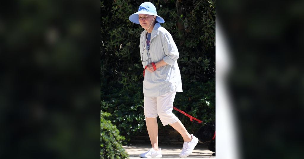 Frail Sally Field, 77, Looks Unrecognizable Walking Her Dog: Photos
