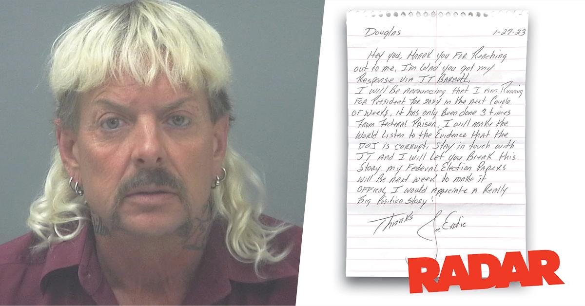 Joe Exotic Will Run Presidential Campaign From Federal Prison
