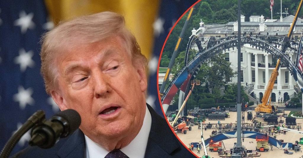 Trump's 'Aggressive' Plan to Build Arch Before White House Exit Exposed