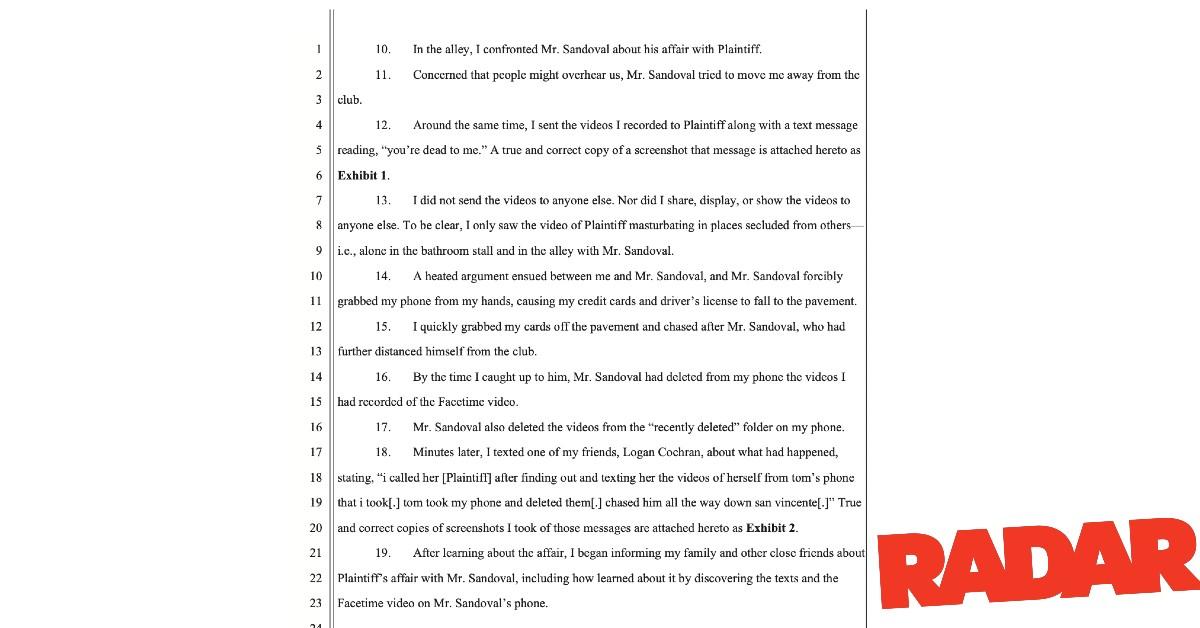 READ THE DECLARATION: Ariana Madix Recalls Crucial Moments After She ...