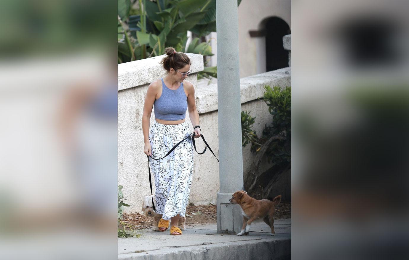 Minka Kelly Goes Braless In Tight Crop Top