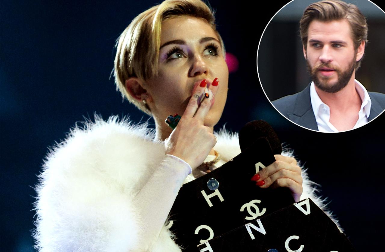 Pot-Puffing Miley Cyrus' Wedding Plans Go Up In Smoke