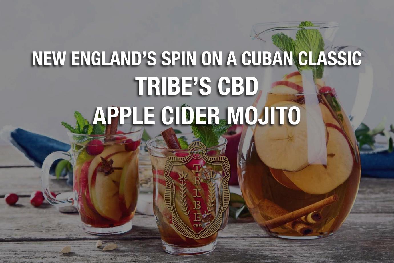 New England’s Spin On A Cuban Classic — Tribe’s CBD Apple Cider Mojito
