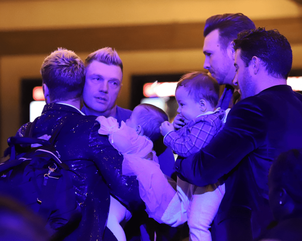 Aaron Carter's Fiancé Melanie Martin Spotted Celebrates Son's First ...