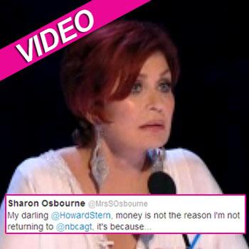 Sharon Osbourne Mum About Mysterious Tweet On America's Got Talent