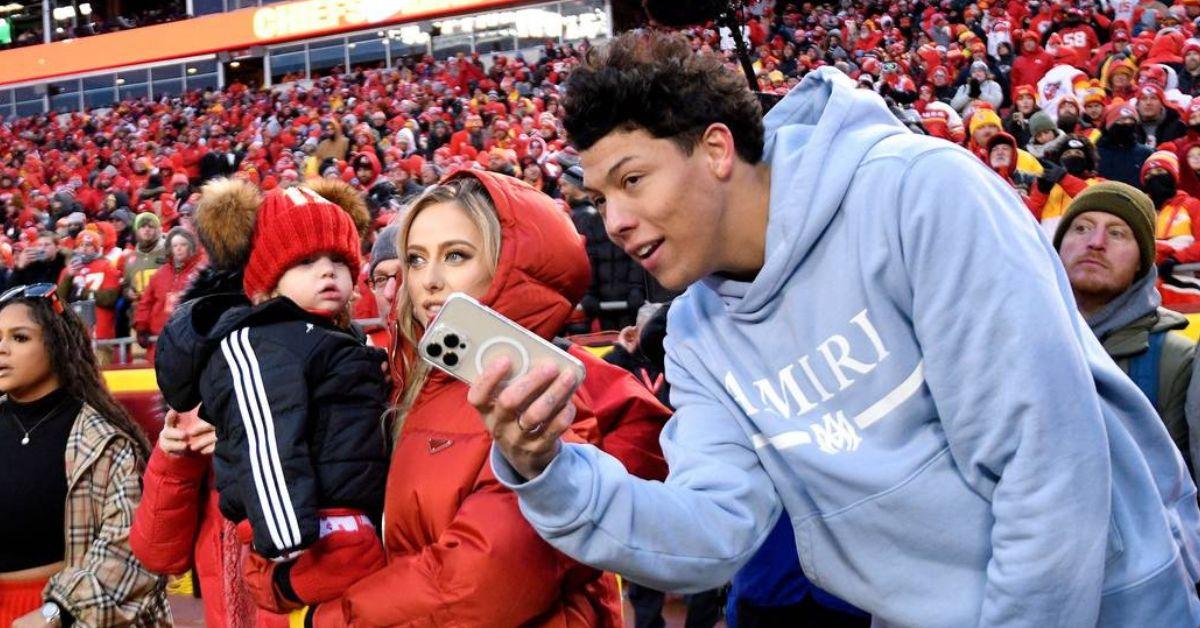 Brittany Mahomes Sits With Jackson Mahomes at Super Bowl After Club Snub