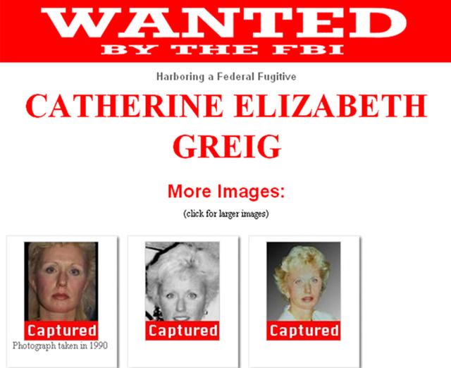 Whitey Bulger And Girlfriend Catherine Grieg On The Run From The Law