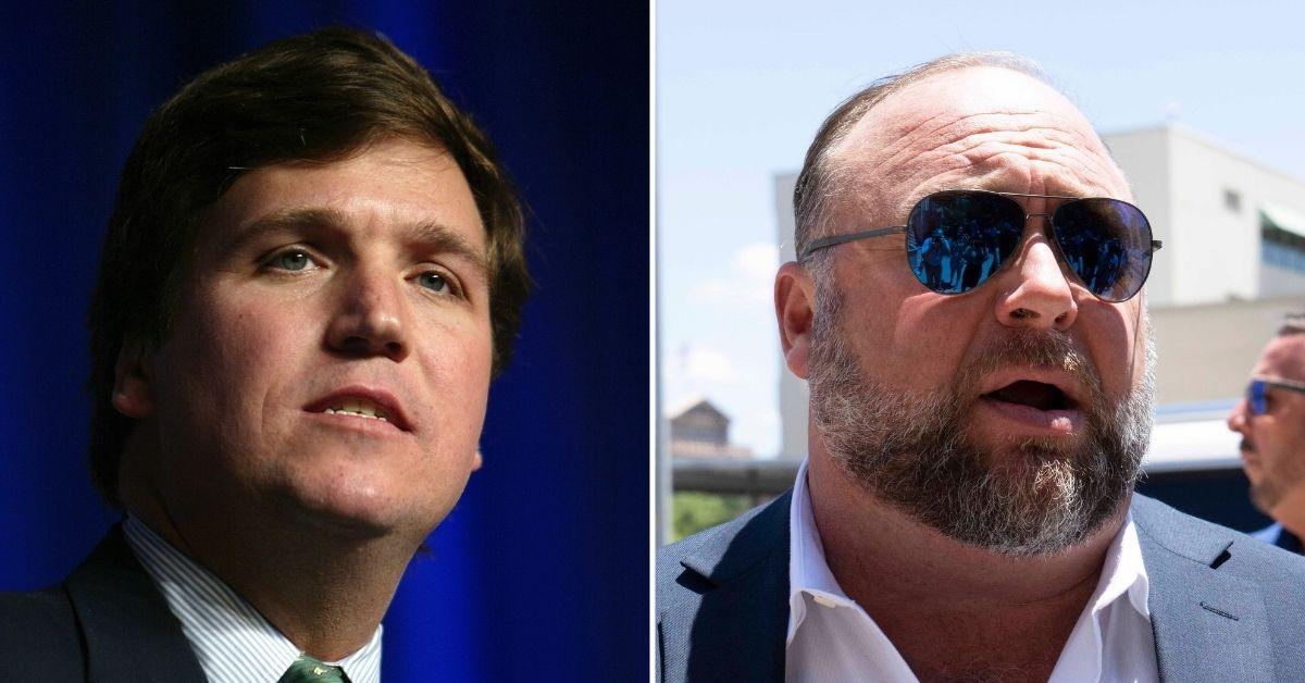 Tucker Carlson Concerned Messages Between Him & Alex Jones Will Leak