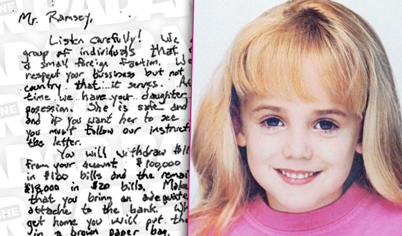 Glenn Meyer Handwriting Matches JonBenét Ramsey Ransom Note Lettering