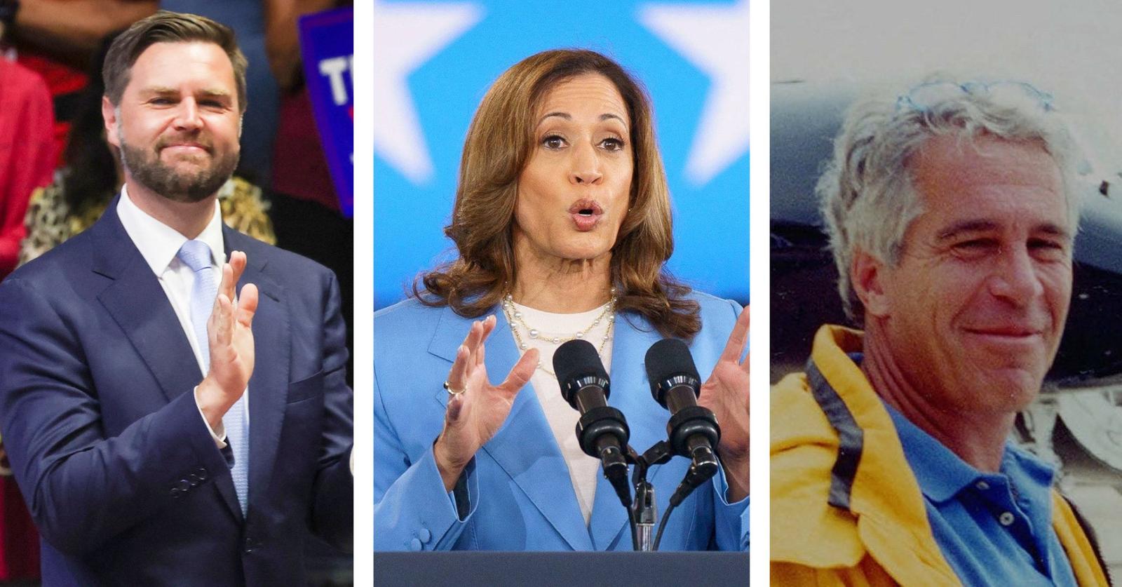 J.D. Vance Oddly Compares Kamala Harris To Convict Jeffrey Epstein