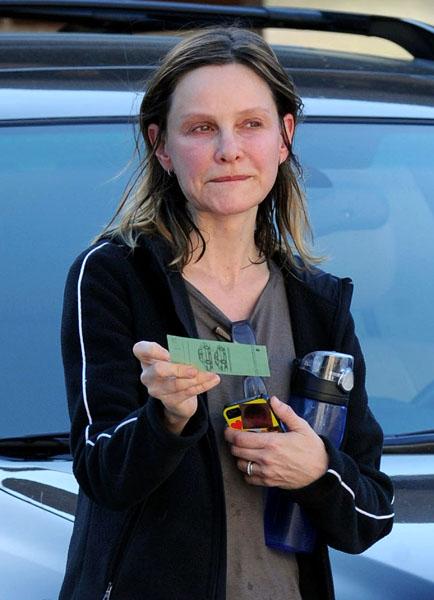 Actress Calista Flockhart Goes Makeup Free -- Not Bad For Nearly 50!