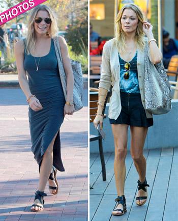 LeAnn Rimes Changes Into New Outfit While Shopping