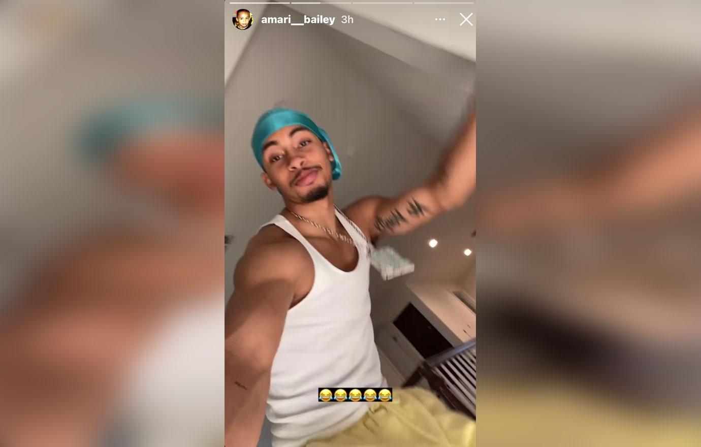 Drake's Buys Girlfriend Johanna Leia's Son Amari Bailey A Sick Diamond ...