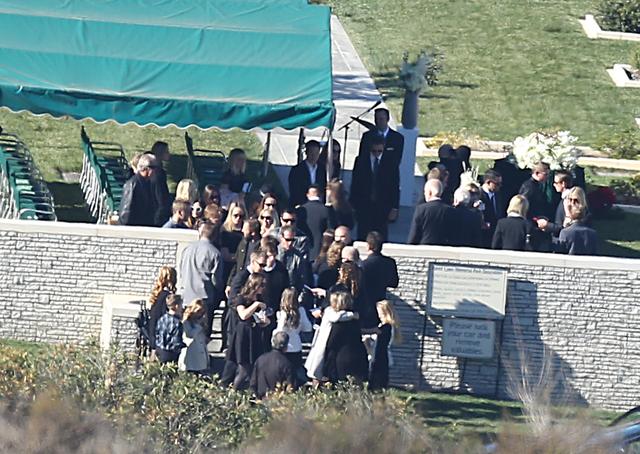 Friends And Family Attend Paul Walker's Funeral