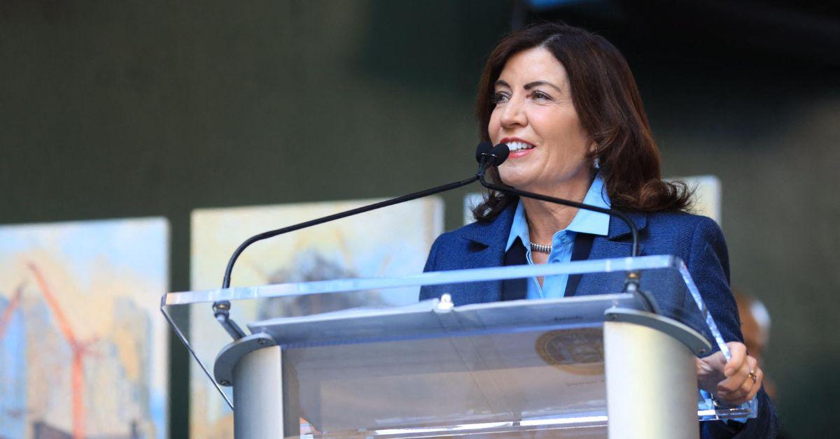 New York Gov. Kathy Hochul Asked to Leave Wake for Slain NYPD Officer