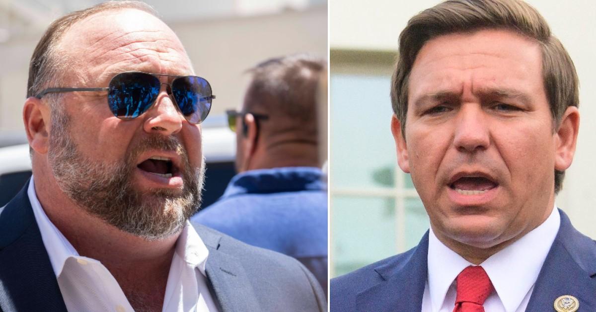 Alex Jones No Longer Supports Trump, Wants DeSantis In Office