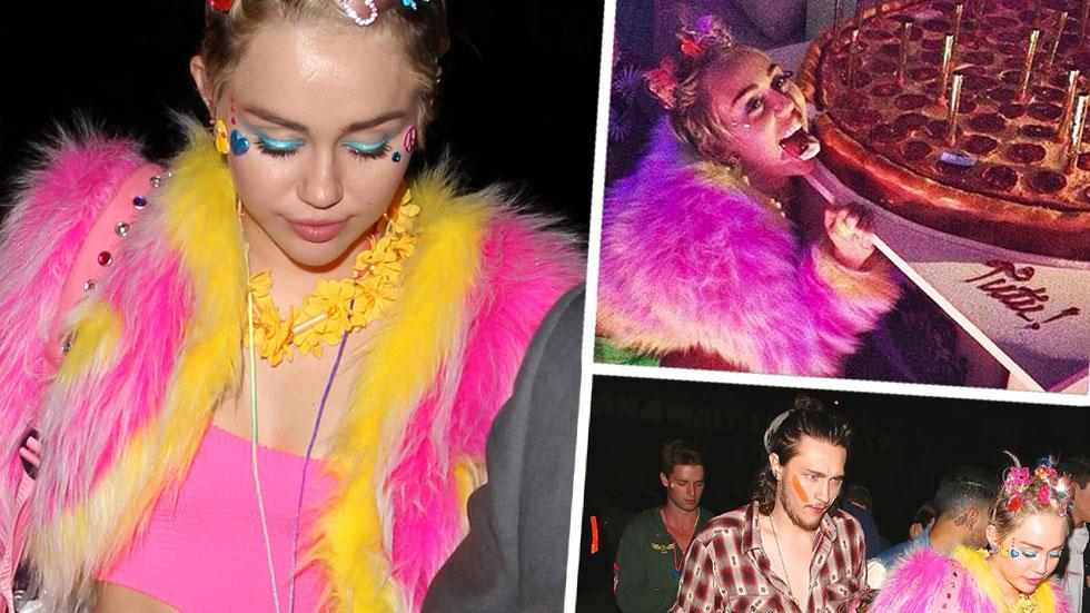 Miley Looks Like A Muppet At Her Raunchy Birthday Celebration