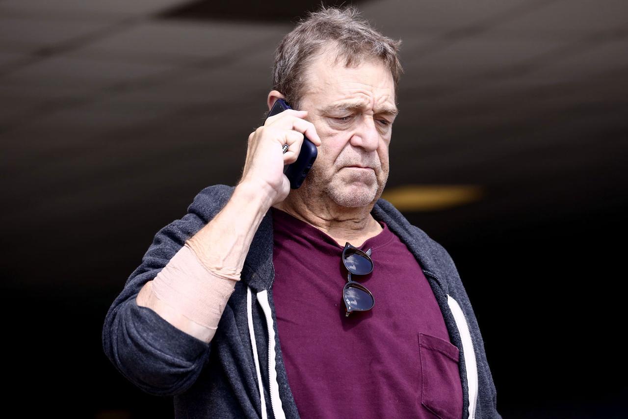 Arm Injury? Seemingly Stressed John Goodman Wears Bandage In Photos