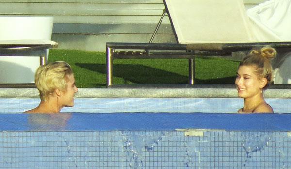Just Friends? Justin Bieber & Hailey Baldwin Caught Getting Cozy In ...