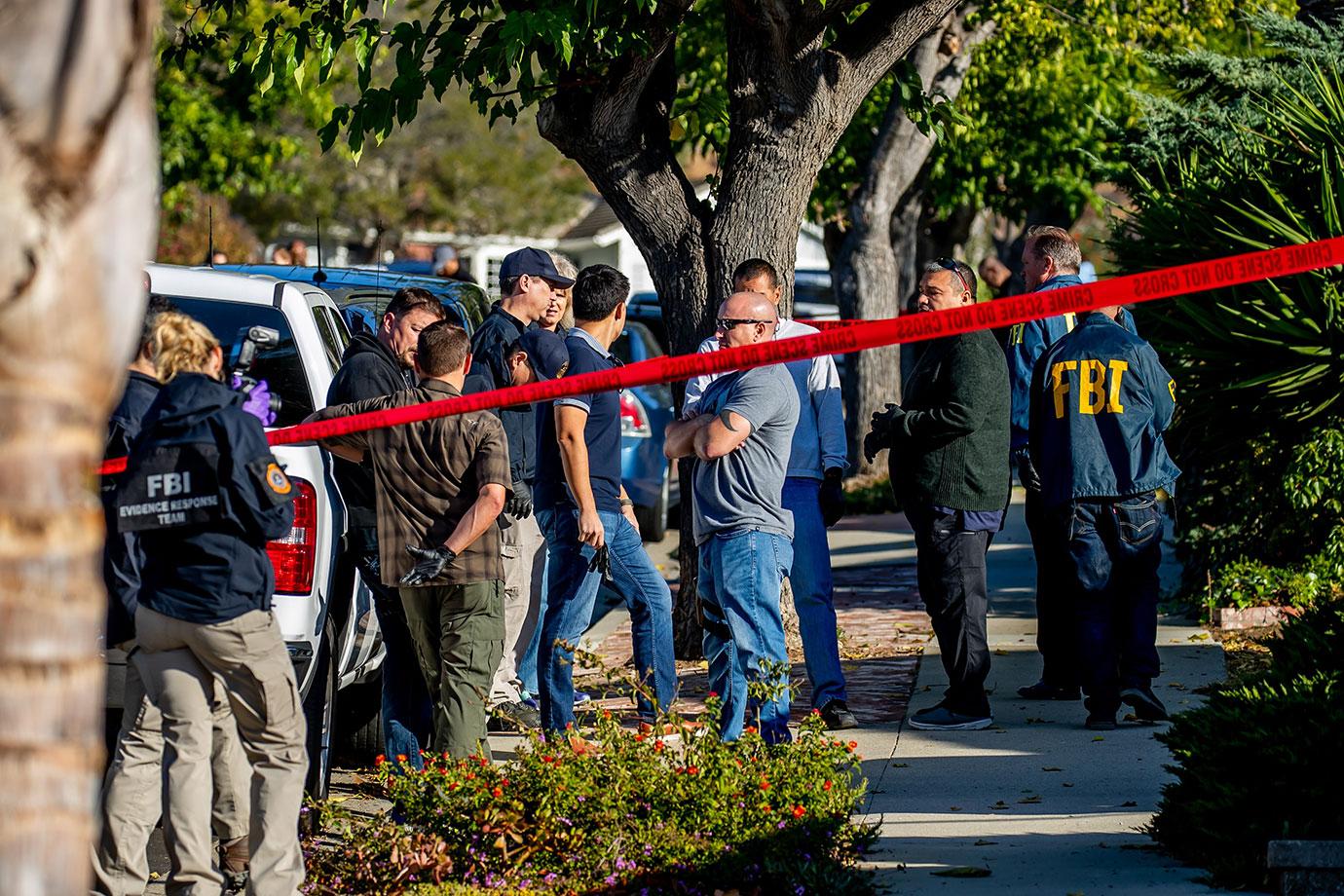 FBI Arrive At California Shooter Ian Long’s Home