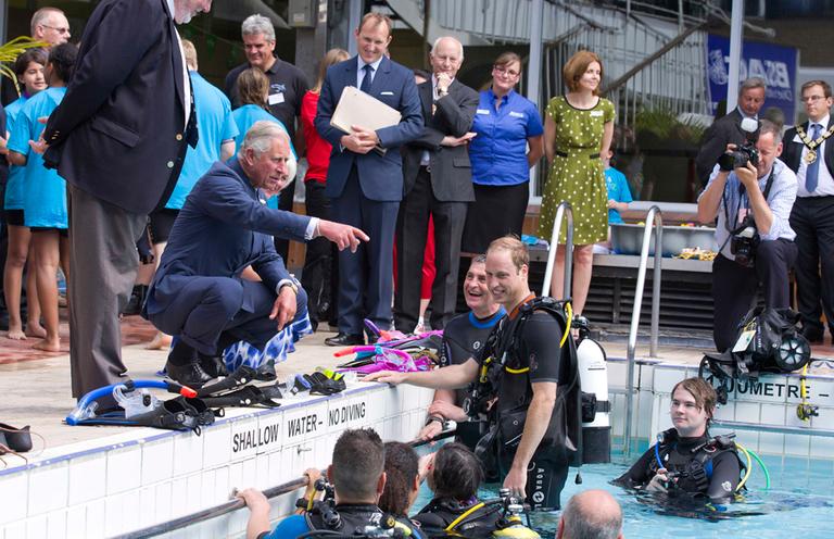 Scuba Diving Royalty! Prince William (Wet) Suits Up To Become President ...