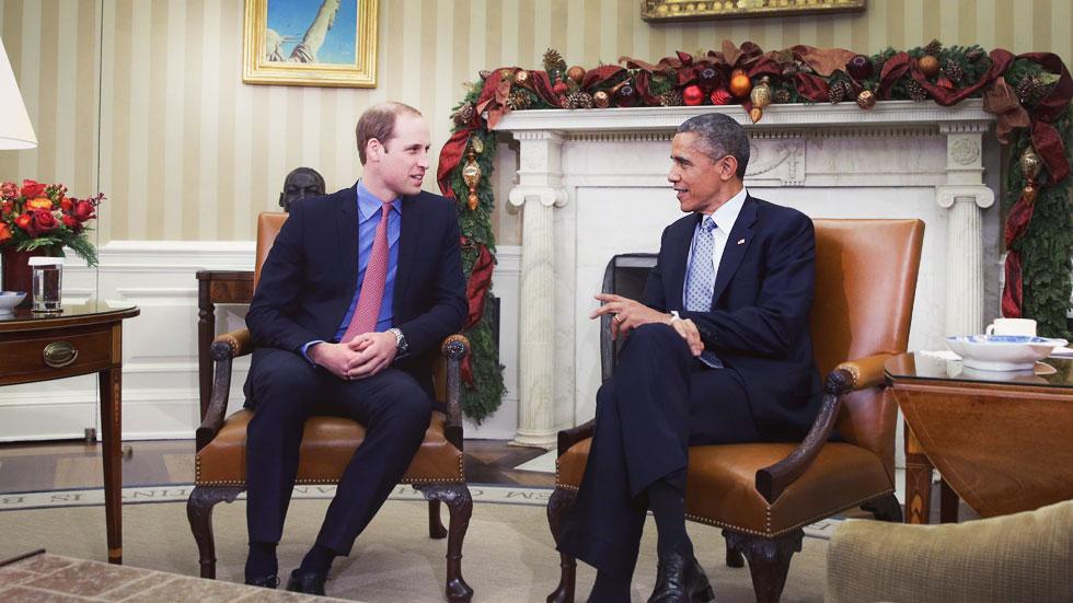 President Obama Welcomes Prince William To The White House For Talk On ...