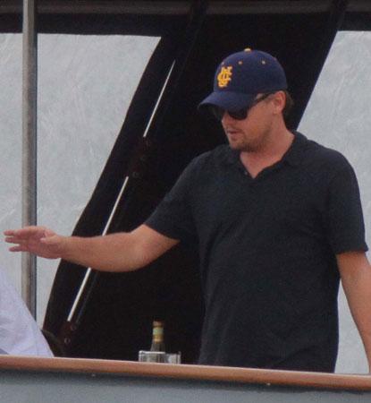 Leonardo DiCaprio on holiday in Sardinia