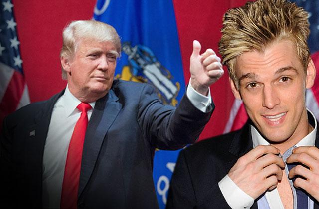 Aaron Carter: 'I'm Gonna Vote For Trump & Nobody's Gonna Tell Me No!'