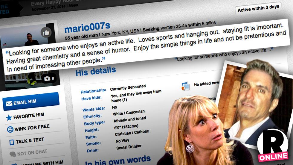 Tall, Dark & Married?!? Check Out Mario Singer’s Match.com Profile