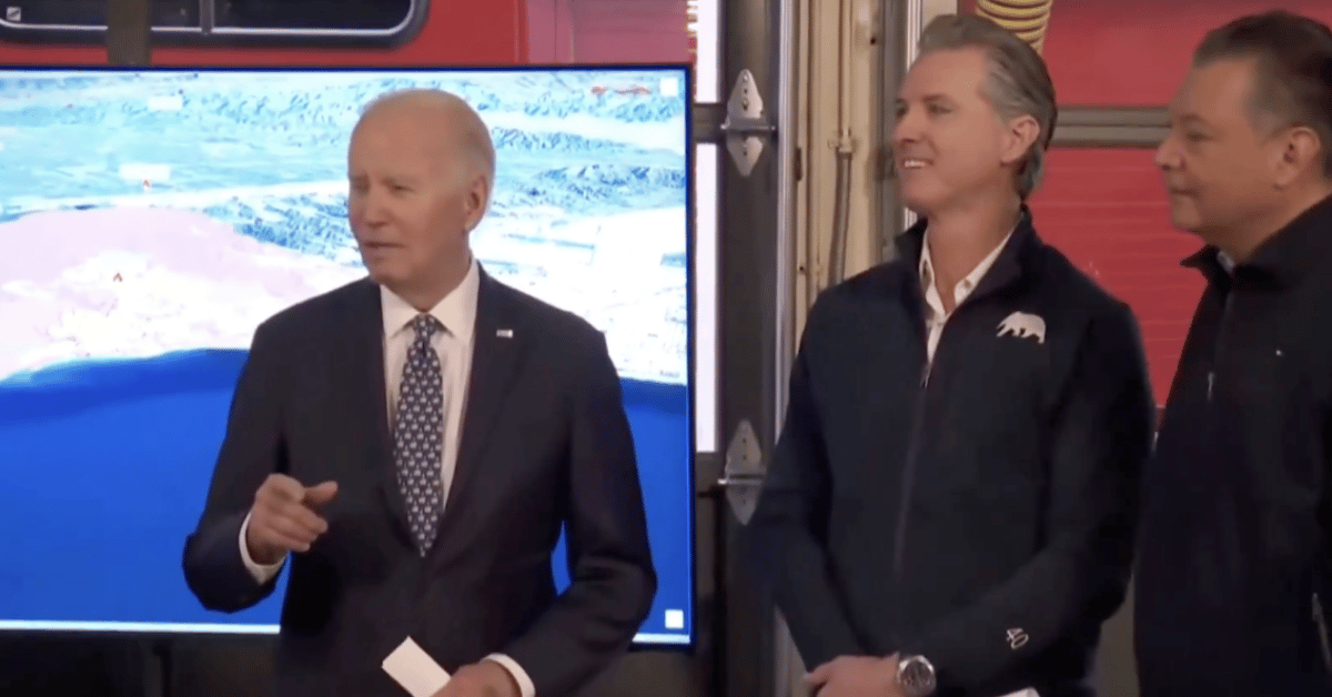 Biden Slammed For Announcing Great-Grandchild's Birth at Fire Briefing