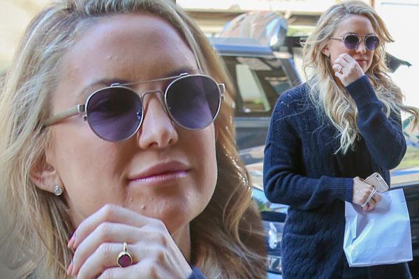 Fresh-Faced Kate Hudson Glows Despite A Few Pimples & Sidesteps ...
