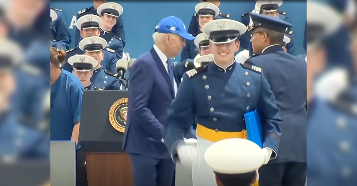 President Biden Takes a Massive Tumble During Air Force Graduation Ceremony
