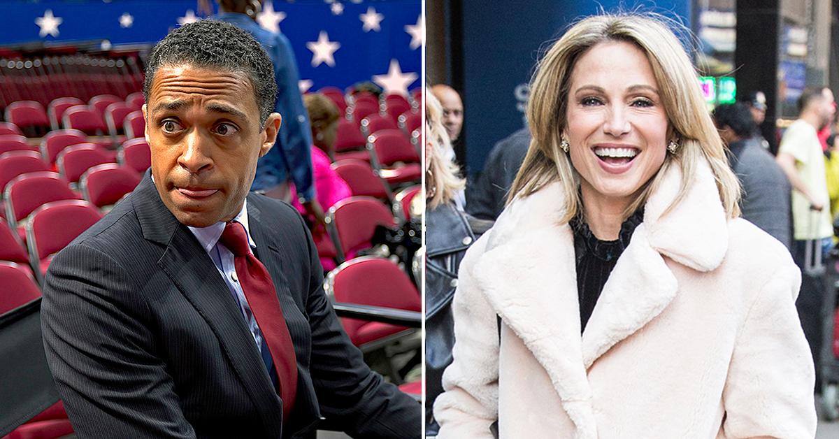 T.J. Holmes Appears Awkward & Alone Without Amy Robach on 'GMA'