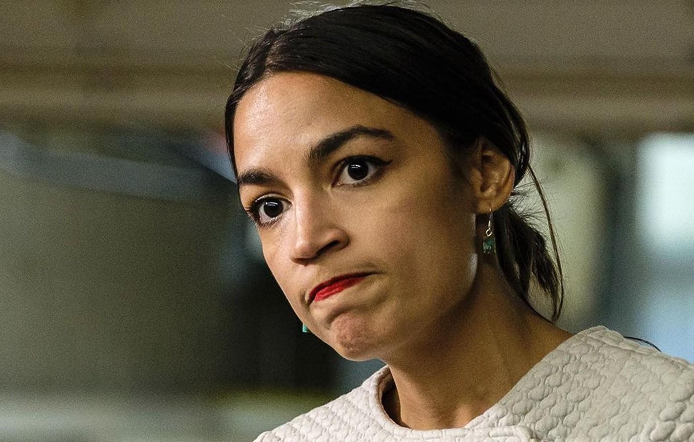 AOC Brushes Off Shoulders During Town Hall Protests