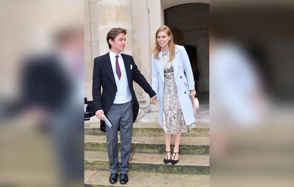 Princess Beatrice And Fiance Edoardo Mozzi Attend Royal Wedding