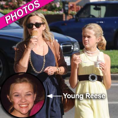 Reese Witherspoon & Her 'Mini-Me' Daughter Ava -- Before The Accident