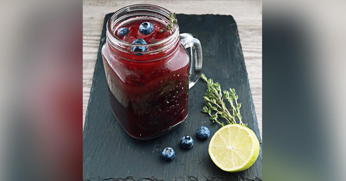 An Extra Fruity Fizz — Tribe’s CBD Blueberry Gin Fizz