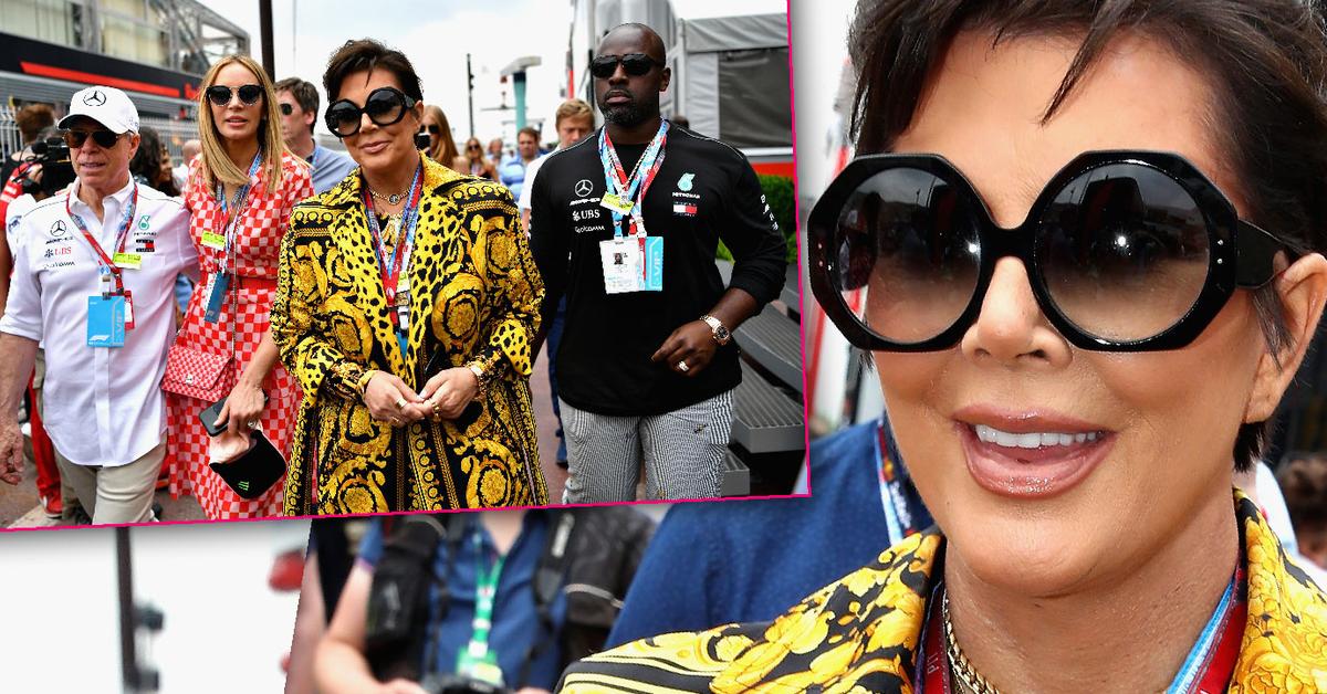 Kris Jenner And Corey Gamble Hit Monaco Grand Prix