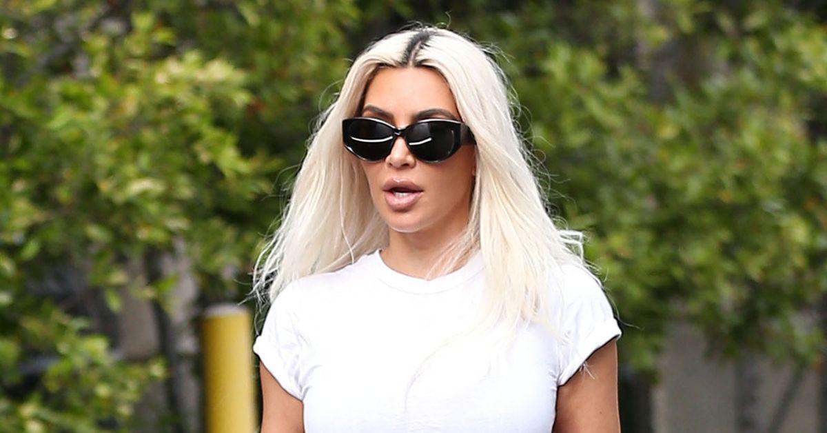 Kim Kardashian Channels Marilyn Monroe in Cheeky Animal-Print Bikini