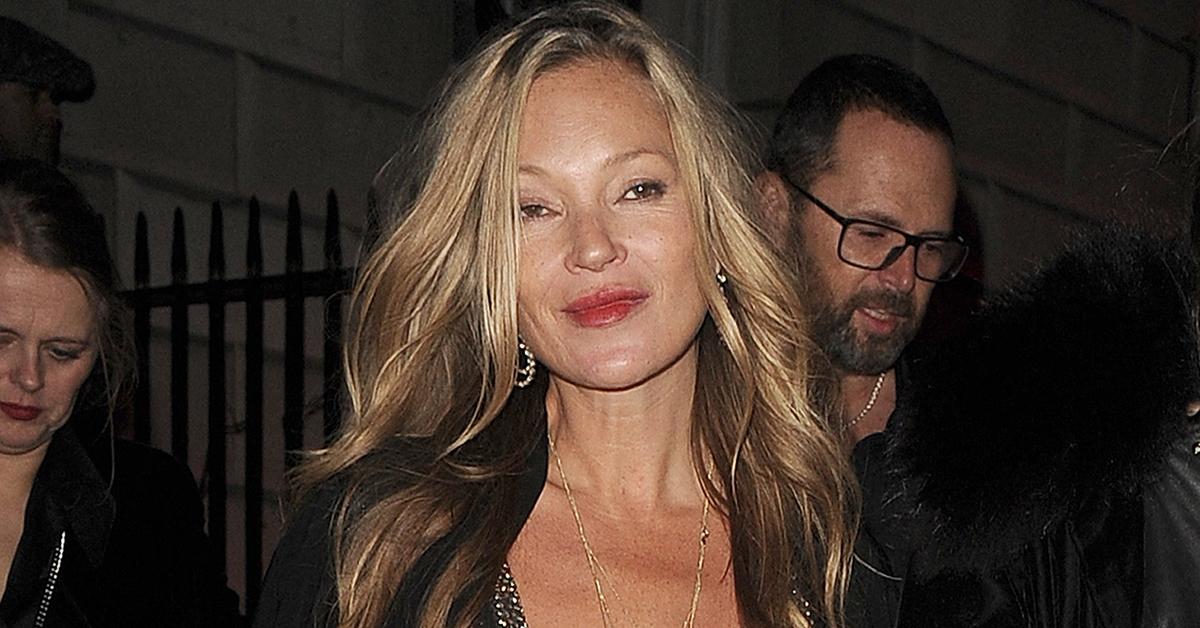 Kate Moss Suffers Wardrobe Malfunction After Slurred Speech