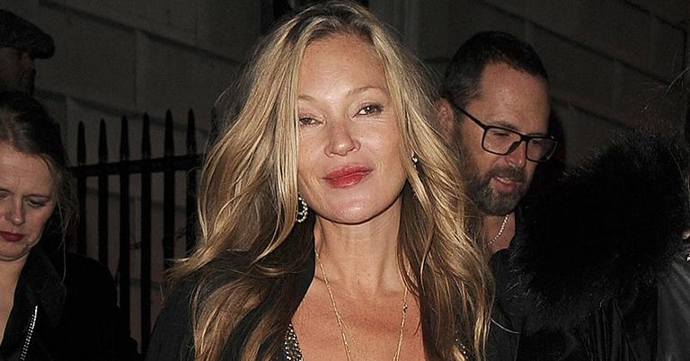 Kate Moss Suffers Wardrobe Malfunction After Slurred Speech