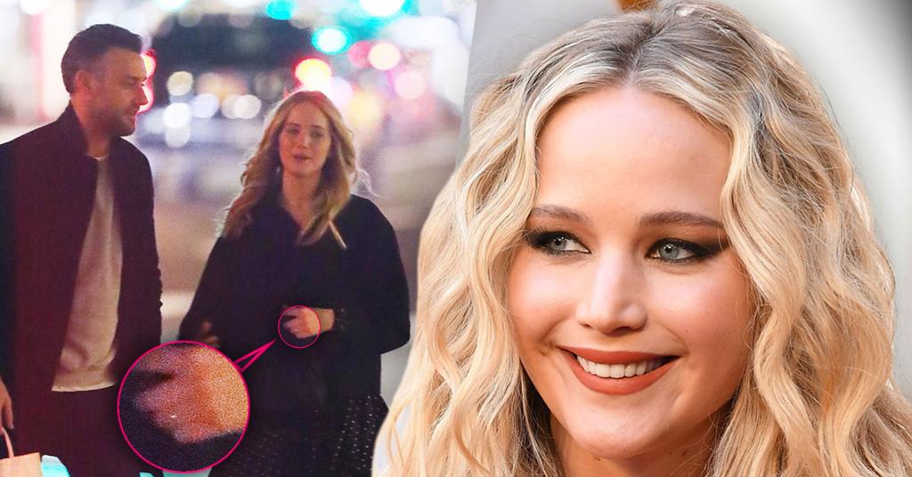 Jennifer Lawrence Shows Off Diamond Engagement Ring In New Photos