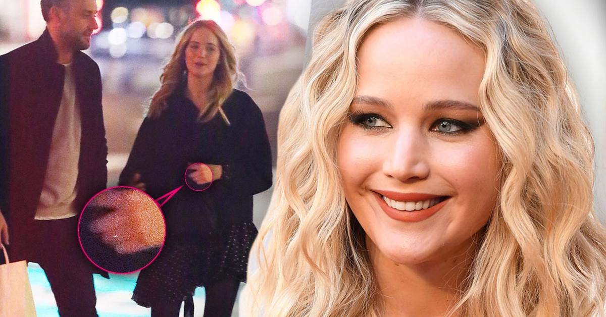 Jennifer Lawrence Shows Off Diamond Engagement Ring In New Photos