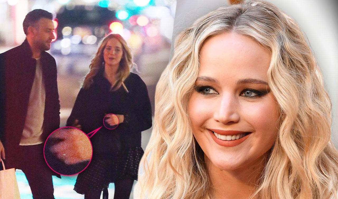 Jennifer Lawrence Shows Off Diamond Engagement Ring In New Photos