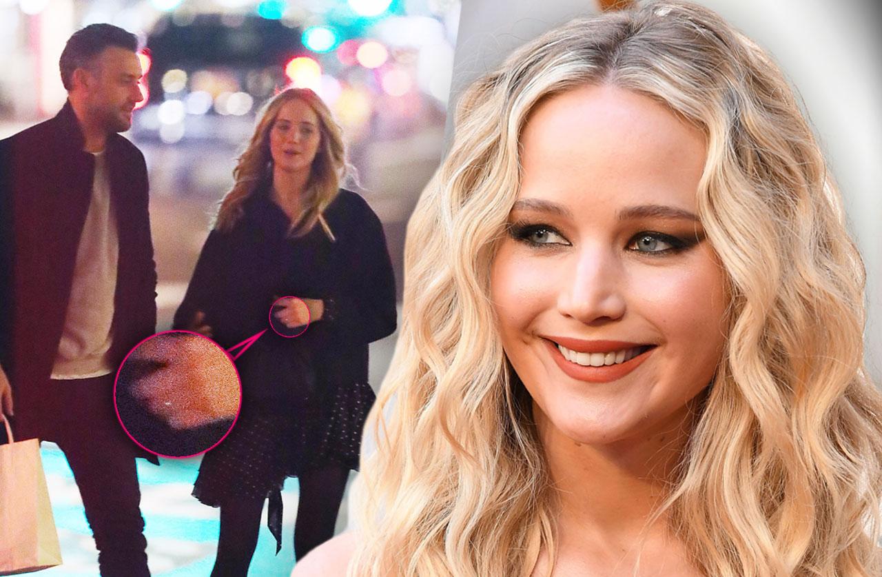 Jennifer Lawrence Shows Off Diamond Engagement Ring In New Photos