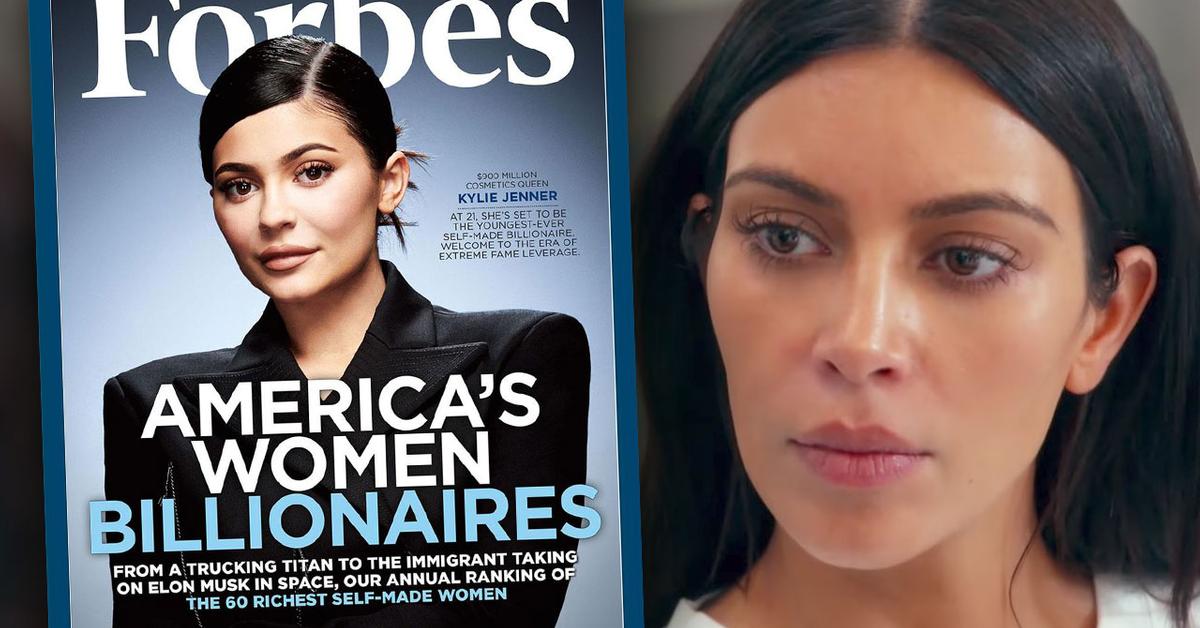 Kim Kardashian Livid Over Billionaire Sister Kylie Jenner’s ‘Forbes’ Cover