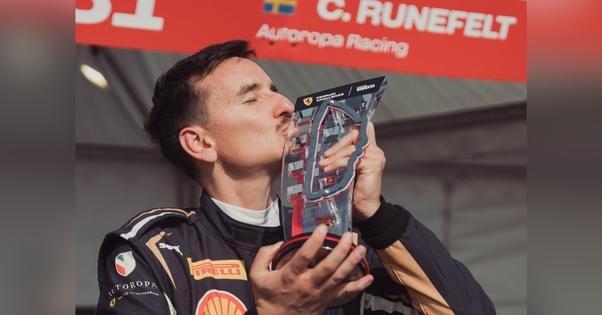Carl Moon Secures First Ferrari Challenge Podium During Le Mans Race Week