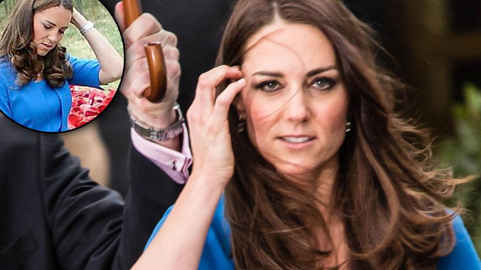 Calling In Sick! Pregnant And Skinny Kate Middleton Cancels Her First ...