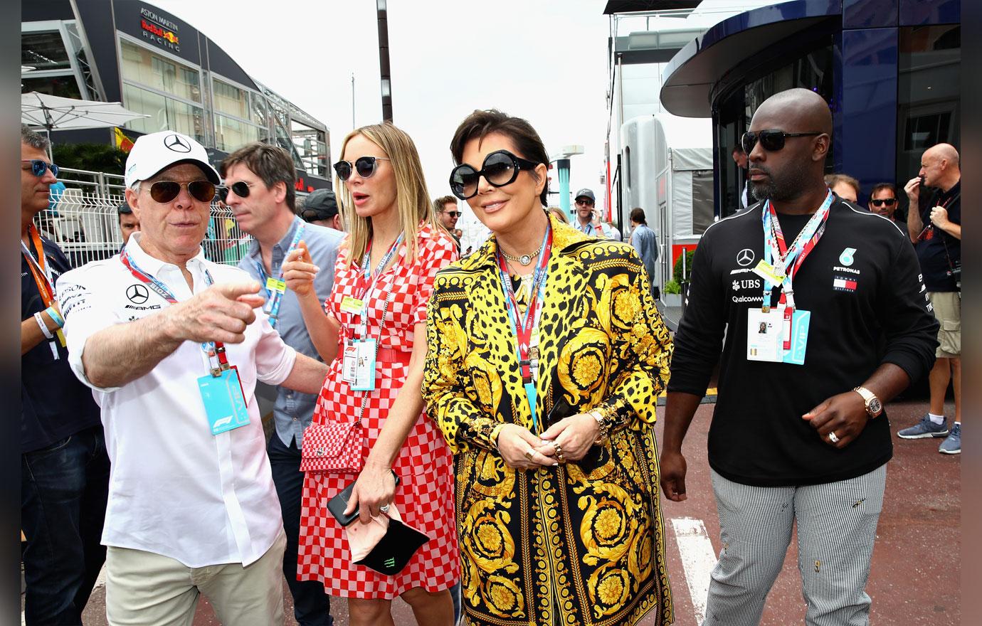 Kris Jenner And Corey Gamble Hit Monaco Grand Prix