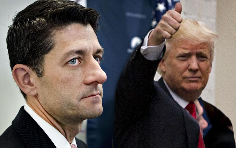 Peace Talks! Donald Trump Meets With Paul Ryan In DC
